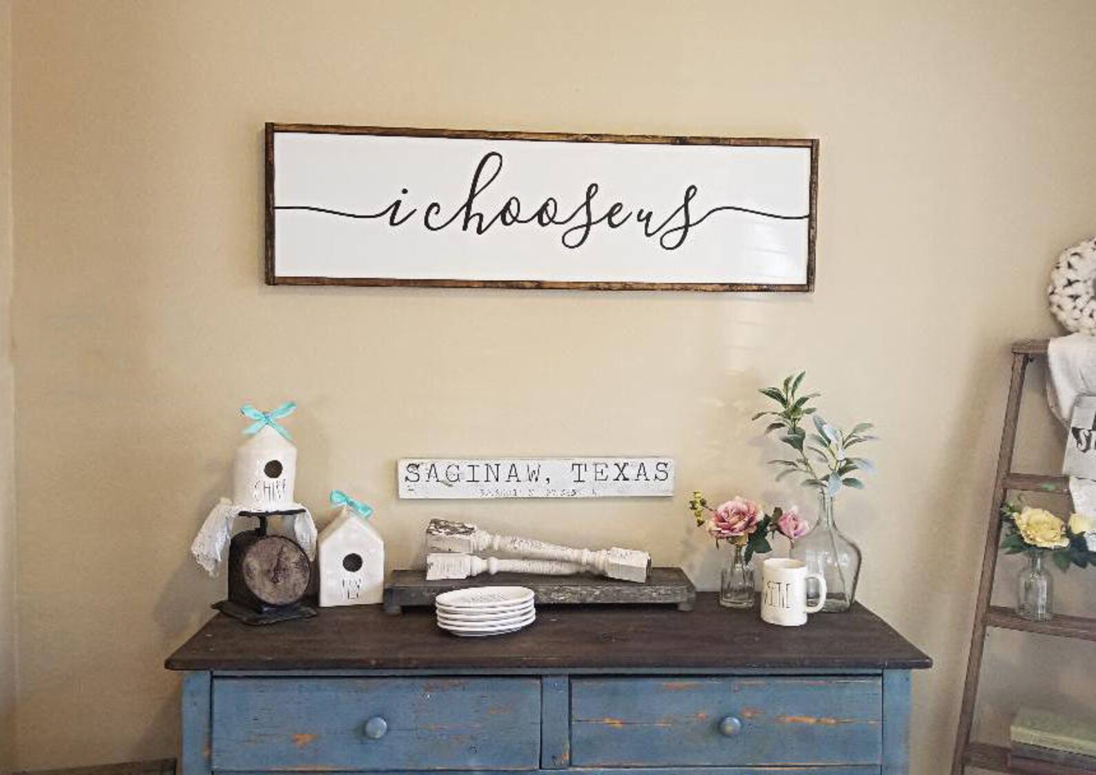 I Choose Us Sign Rustic Sign Wedding Gift Anniversary - Etsy