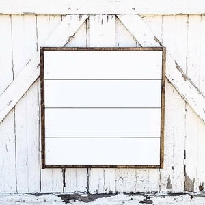 Shiplap Farmhouse Sign Blank Shiplap Sign Farmhouse Decor Wreath Sign ...