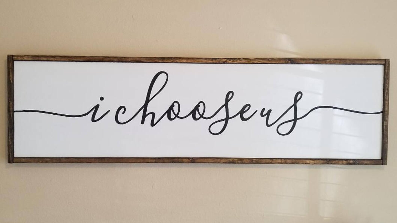 I Choose Us Sign Rustic Sign Wedding Gift Anniversary - Etsy
