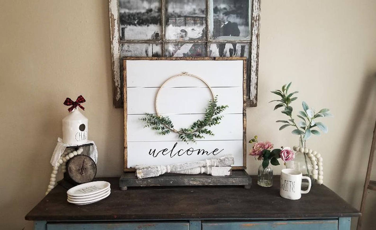 Welcome Farmhouse Sign Shiplap Sign Rustic Sign - Etsy