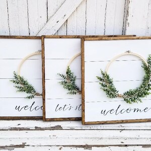 Welcome Farmhouse Sign Shiplap Sign Rustic Sign - Etsy