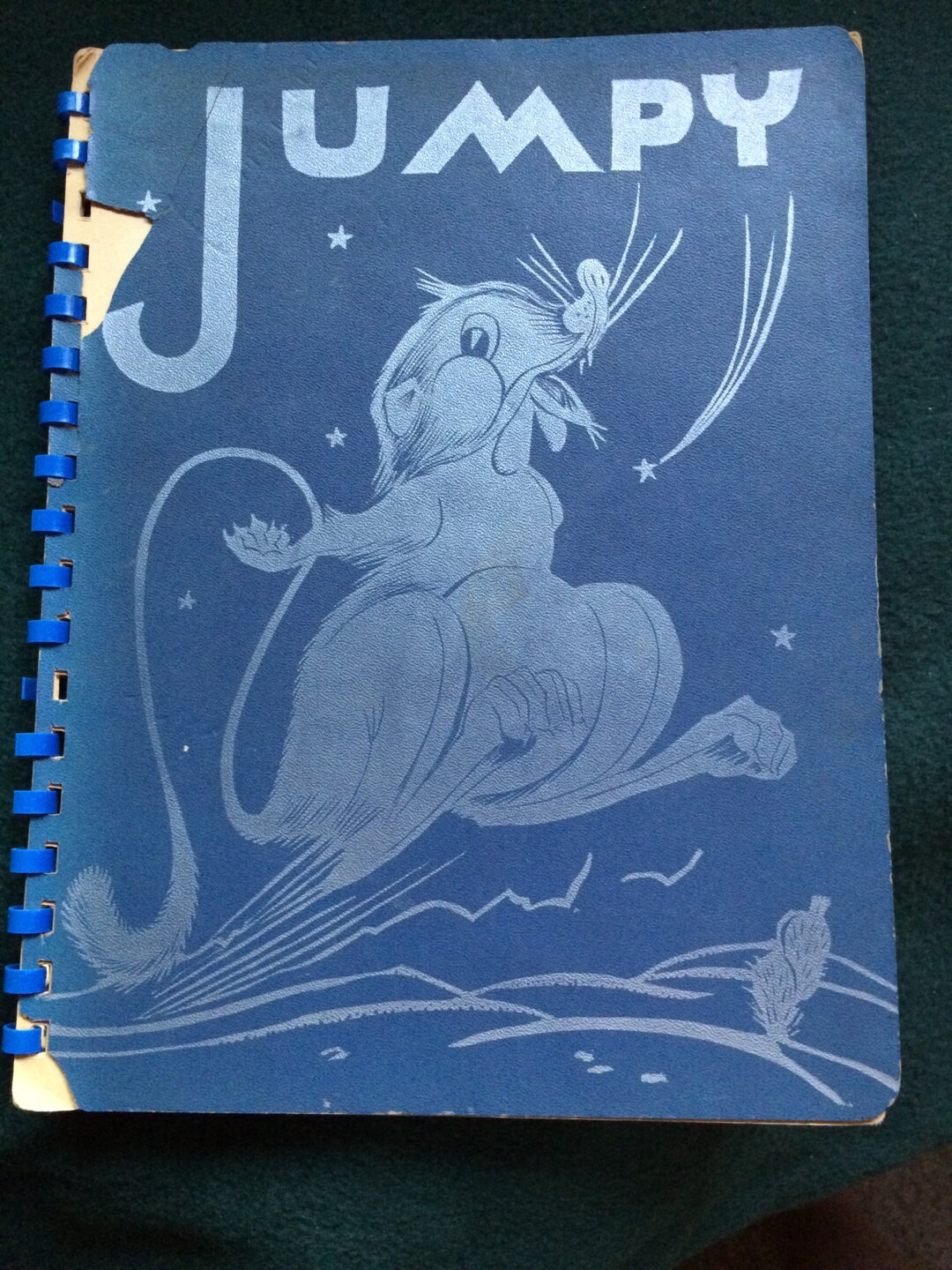 Vintage 1949 Spiral Bound "jumpy" Book by Jo. A. Russell - Etsy