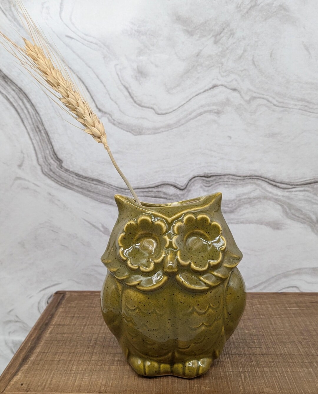Ceramic Owl Vase - Etsy