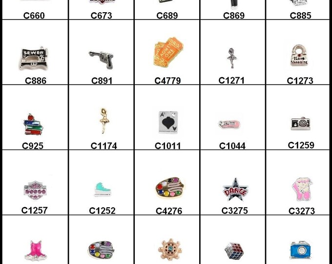 Floating Charms for Your Floating Memory Lockets - Etsy