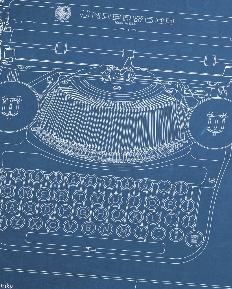 Underwood: William S. Burroughs 1930s Portable Royal Standard - Etsy