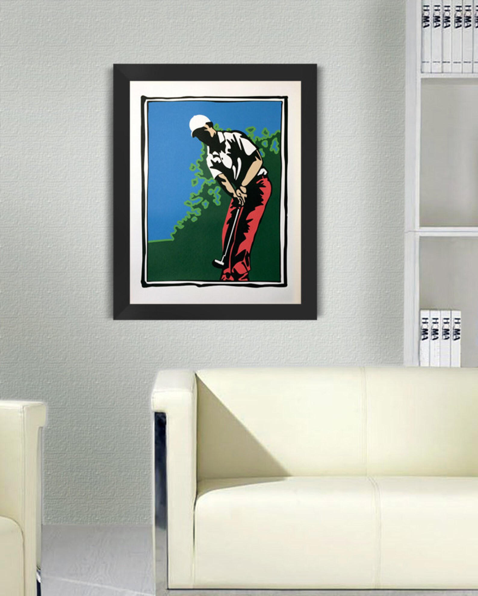 Golf, Set of Prints of Golfers Driving and Putting - Etsy