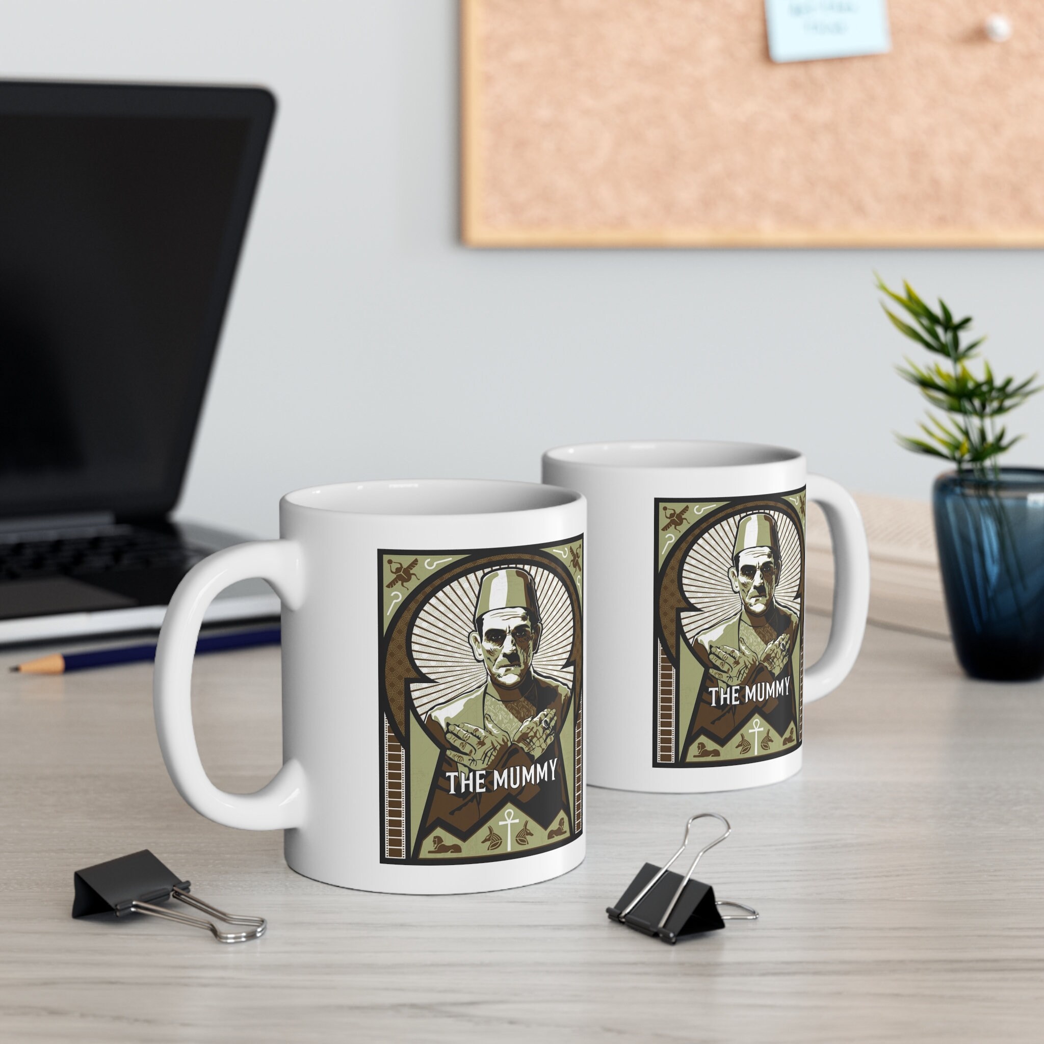 The Mummy: Classic Universal Monsters, White Ceramic Mug 11oz - Etsy