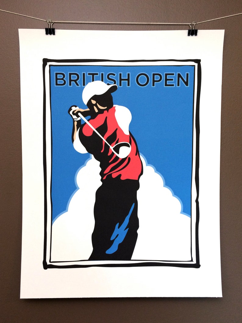 Golf, British Open Poster - Etsy