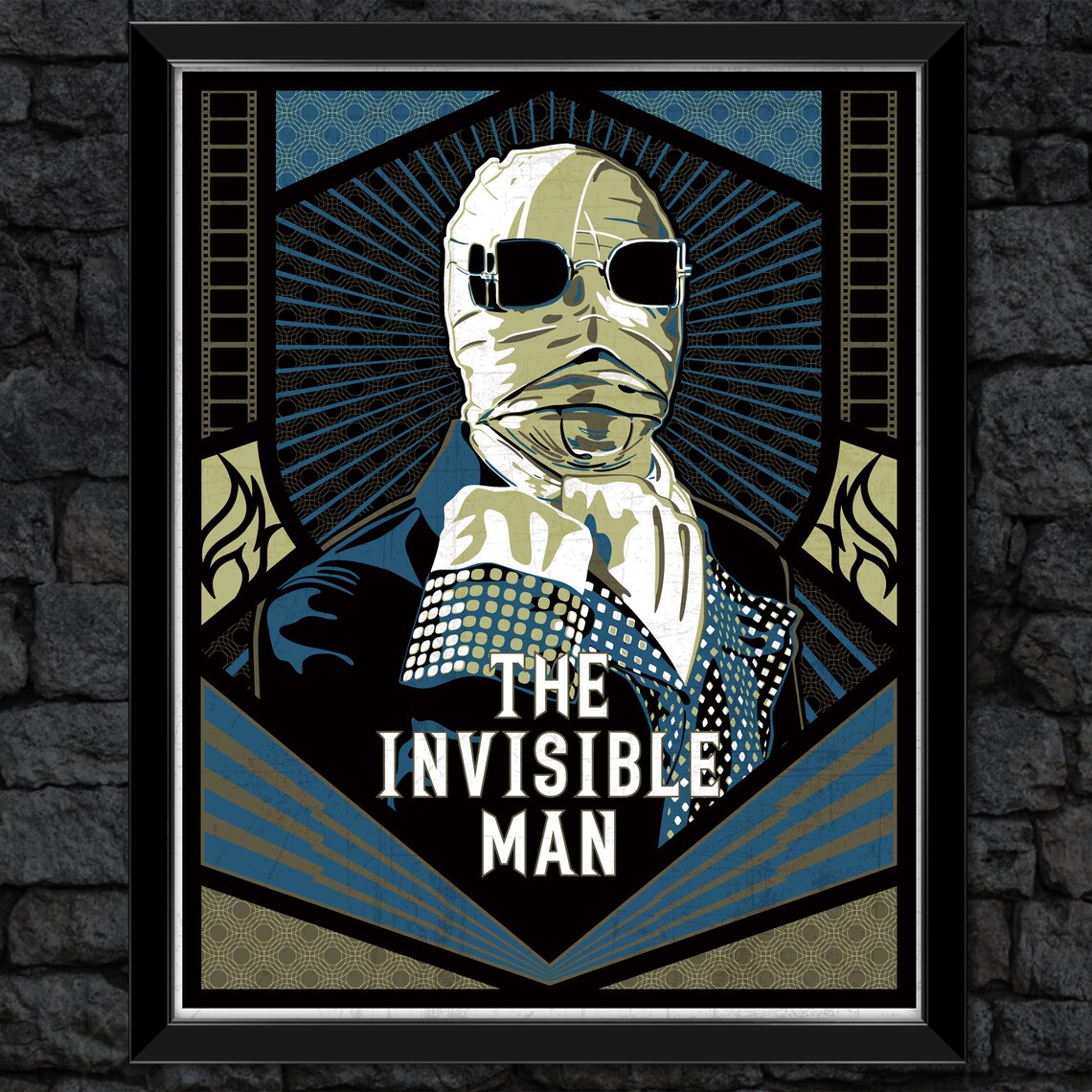 The Invisible Man: Classic Universal Monsters Print - Etsy