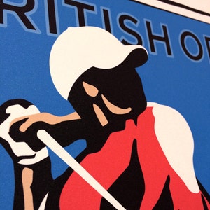 Golf, British and US Open Poster Set - Etsy
