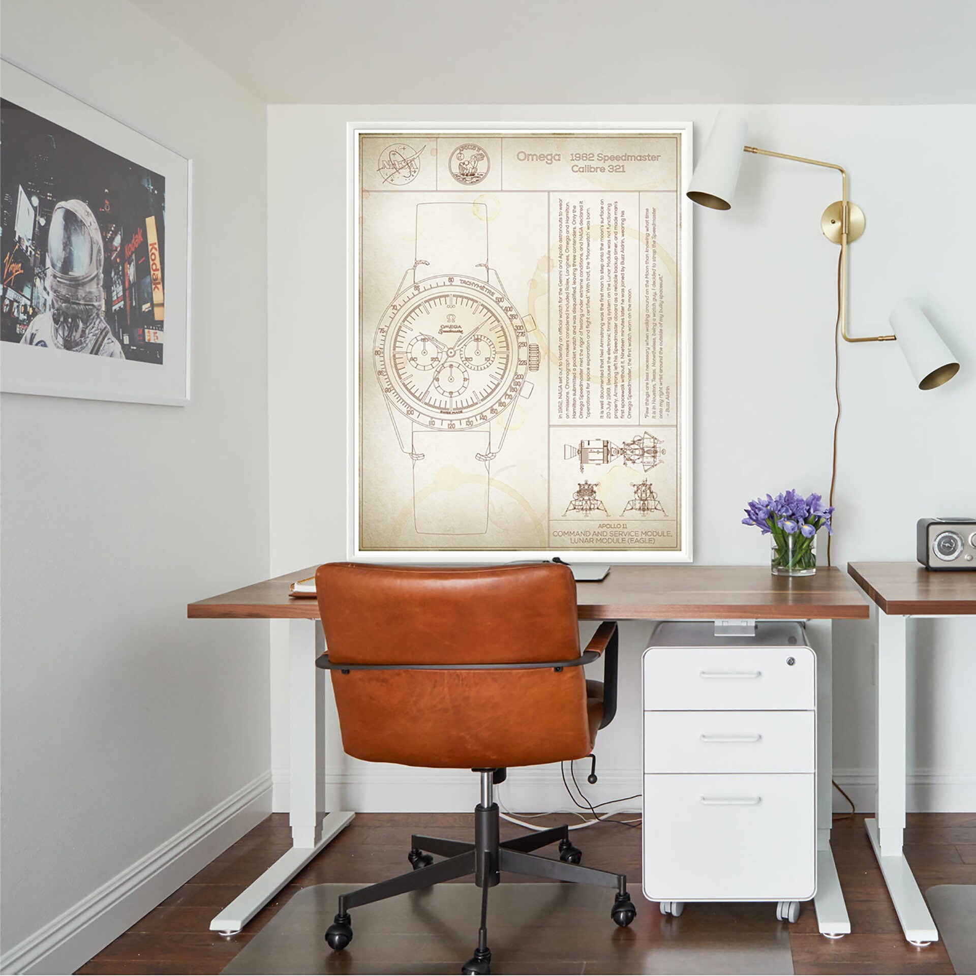 Omega: Speedmaster Apollo Moon Watch. parchment Print - Etsy