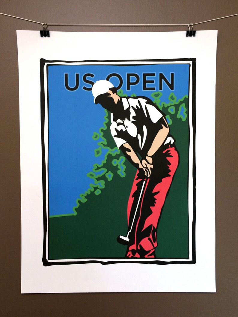 Golf, US Open Poster - Etsy