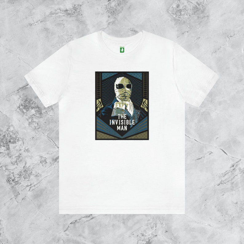 The Invisible Man: Classic Universal Monsters, Unisex Jersey Short ...