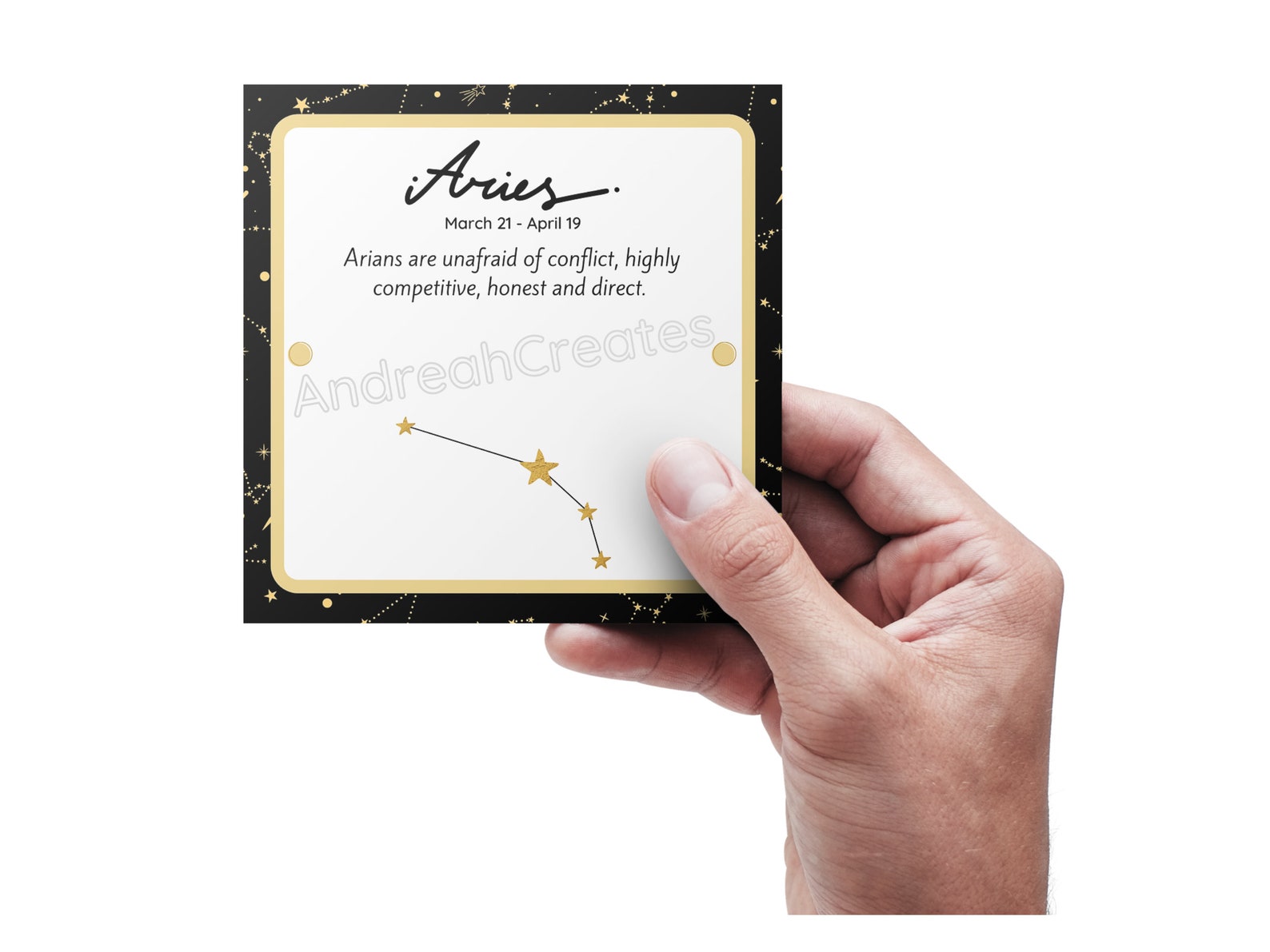 12 Printable Zodiac Signs Constellations Jewelry Display Cards - Etsy