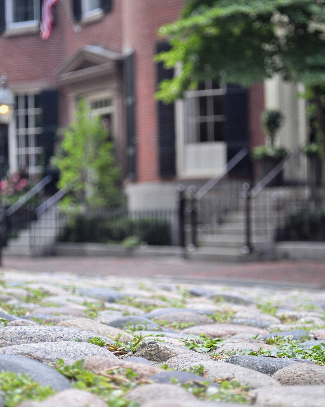 Boston Cobblestone Street Large Wall Art Photography Print ...