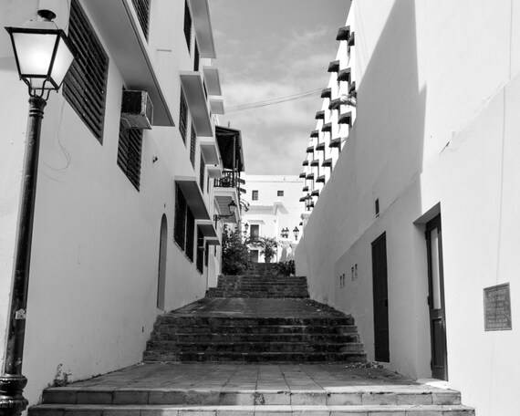 Old San Juan Stairs Puerto Rico Large Wall Art Photography - Etsy
