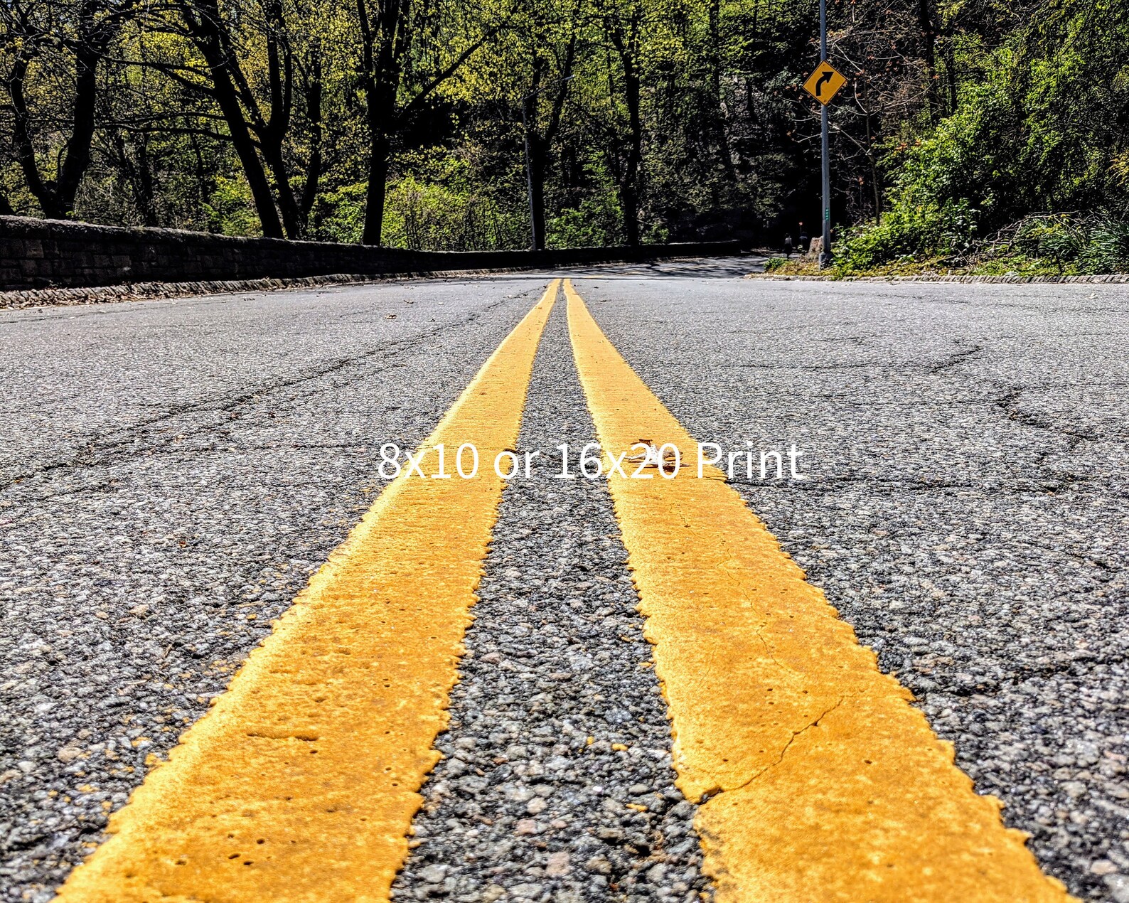 NYC Yellow Road Lines Large Wall Art Photography Print Street New York ...