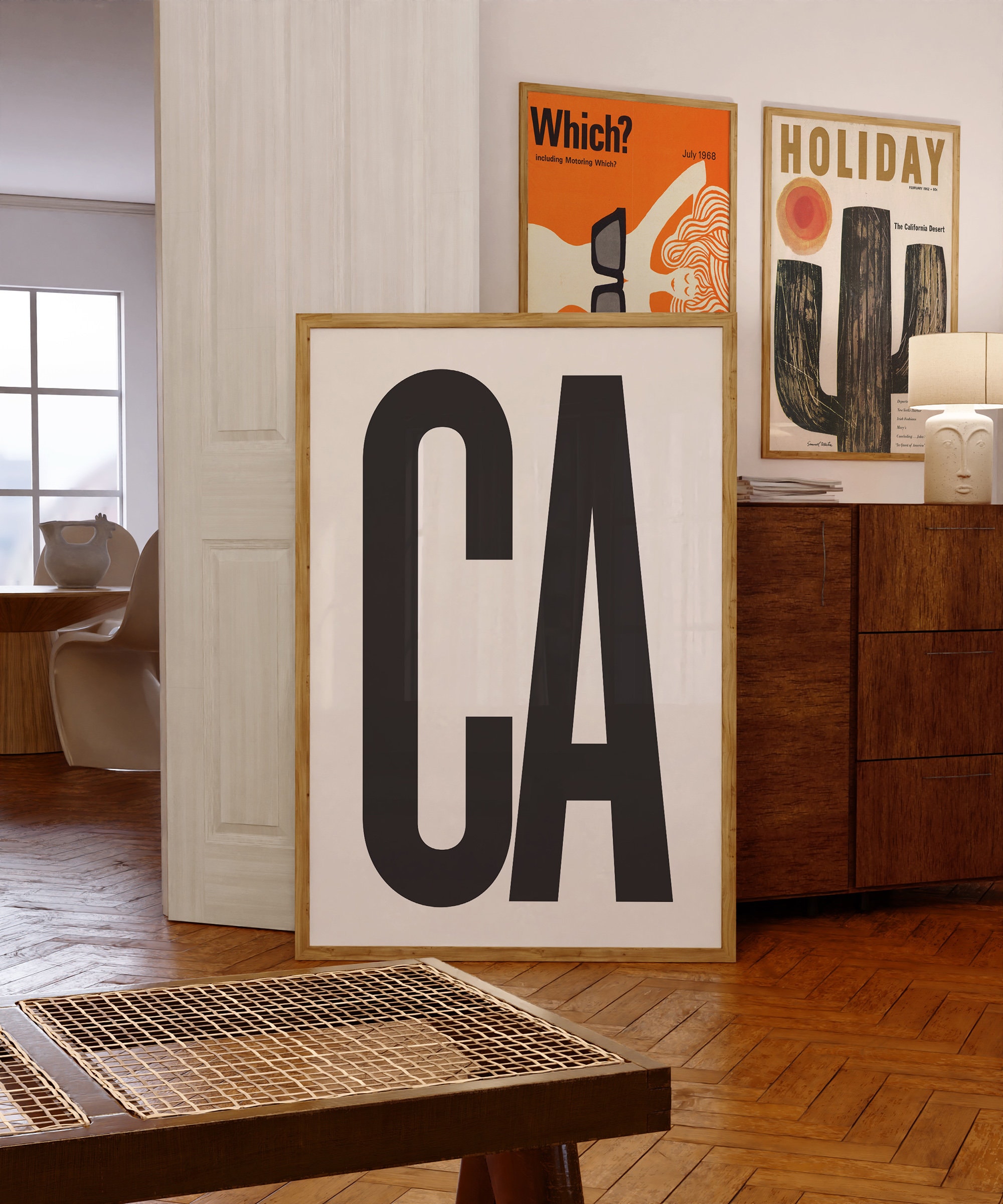 California Oversized Letters Art Print - Etsy