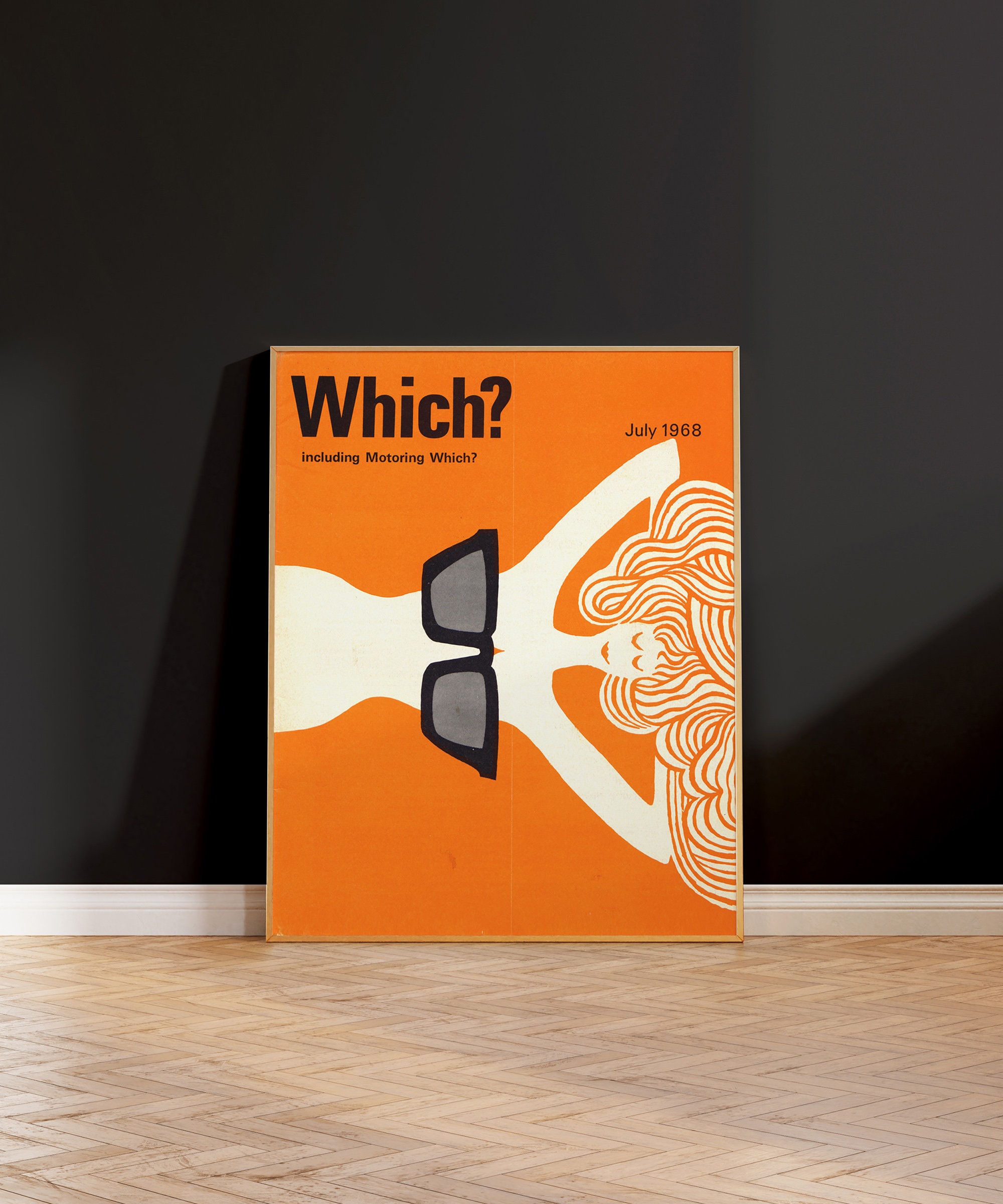 California Sunglasses Girl 1968 Which? Magazine Cover Art Print - Etsy