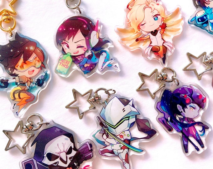 Overwatch Keychain Charm - Etsy Canada