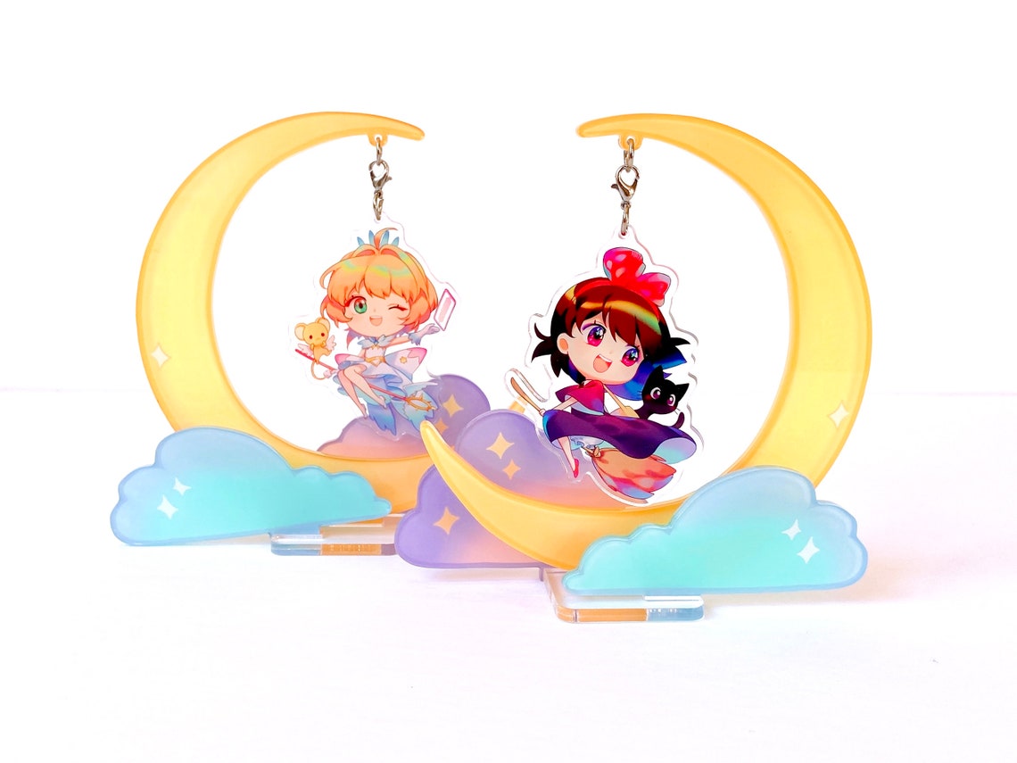 Sakura Acrylic Keychain/stand convertible - Etsy