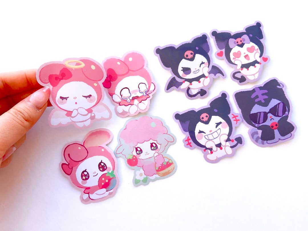 Bunny Sticker Set Waterproof Vinyl (2.5 Inch) - Etsy