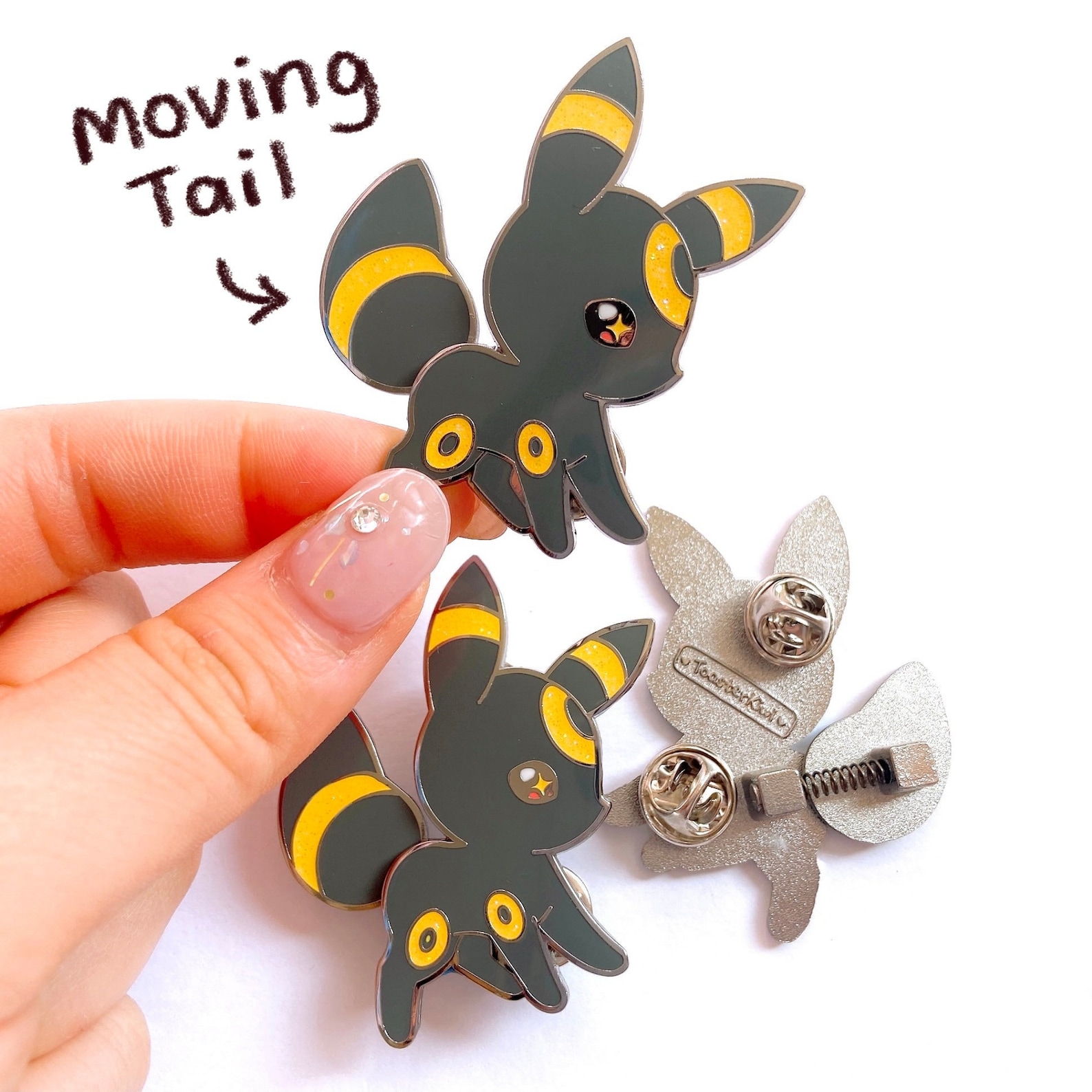 Moving Fidget Toy Umbreon Pin 2" (wagging Tail) POKEMON - Etsy
