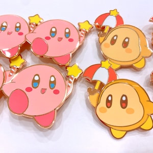 Movable Fidget Toy Kirby Pin 2" (waving Arm) - Etsy