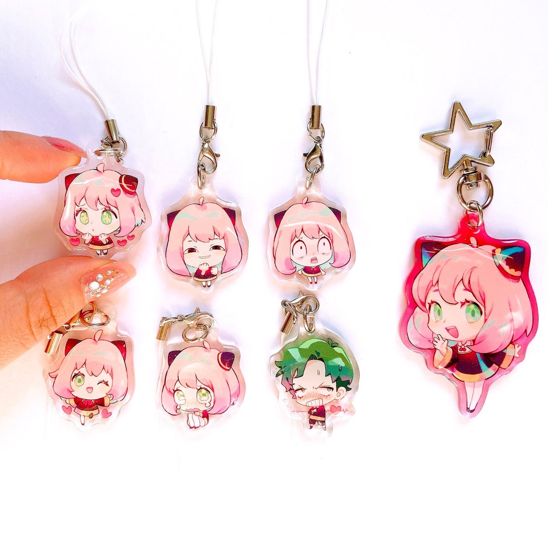 Anya Charms (double-sided, Clear Acrylic) - Etsy