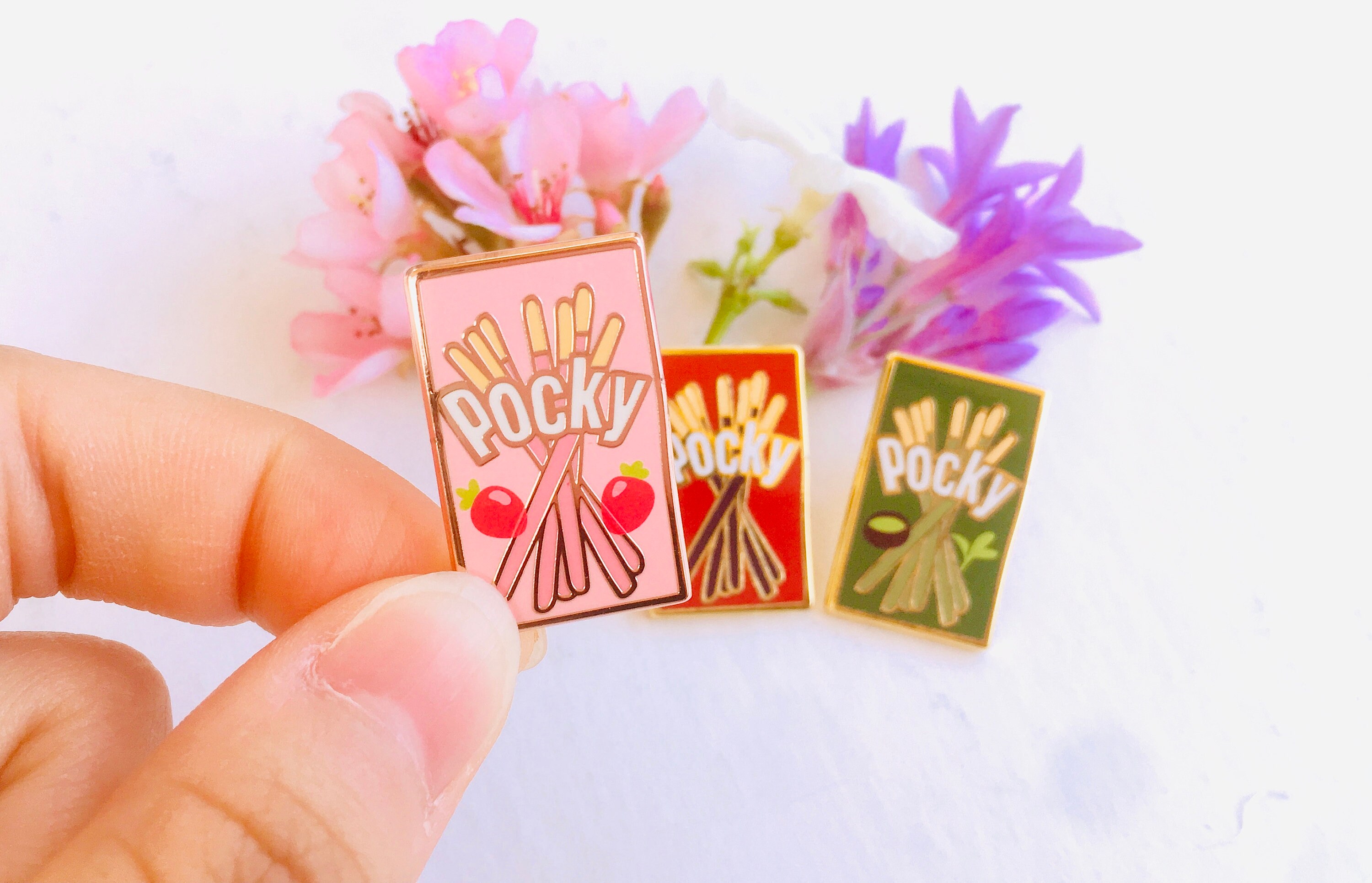 Pocky Enamel Pins 1 - Etsy