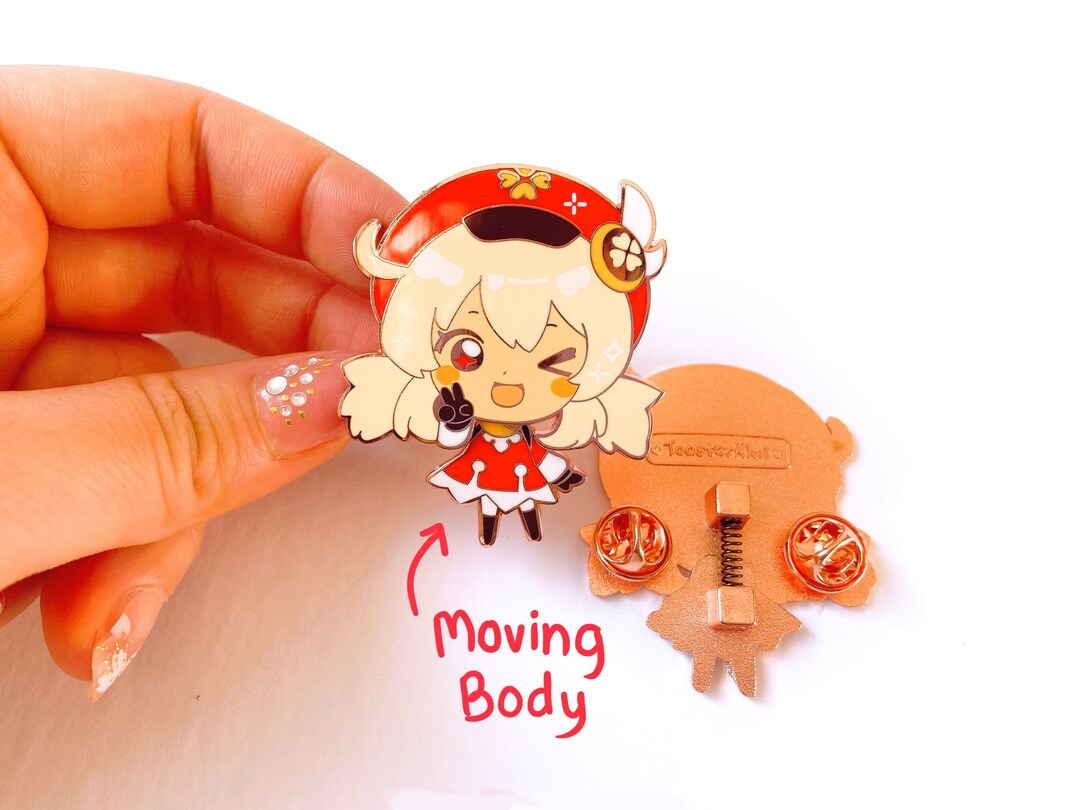 Moving Fidget Toy Klee Pin 2" (movable Body) - Etsy