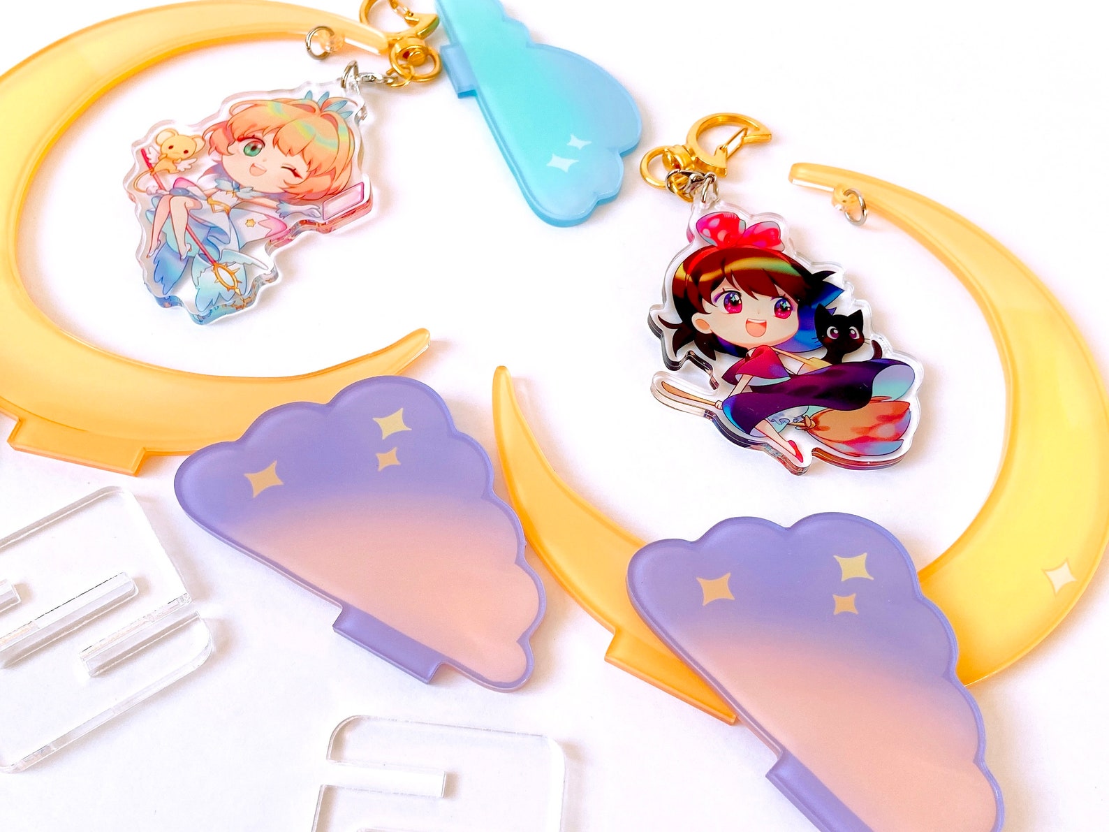 Sakura Acrylic Keychain/stand convertible - Etsy