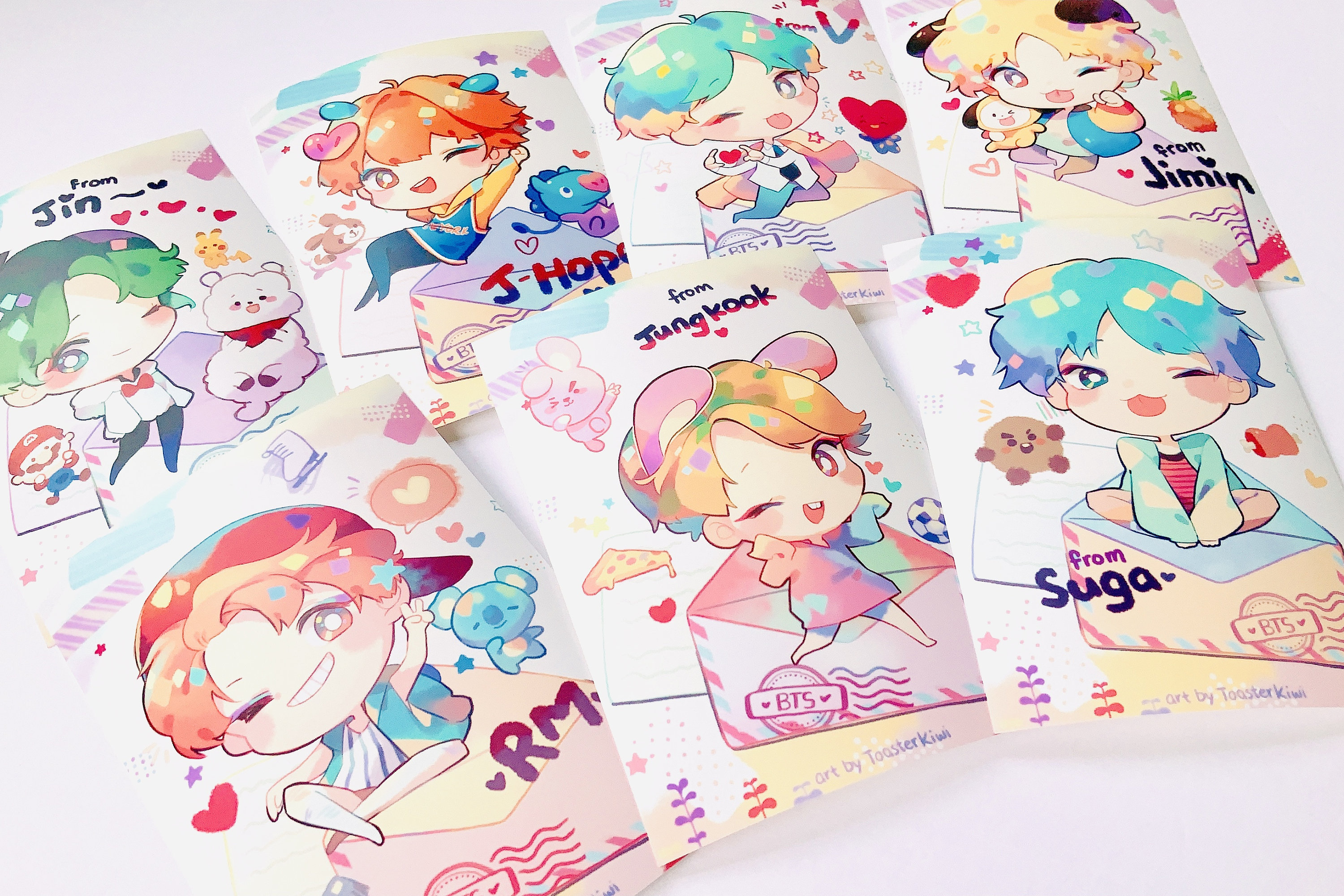 BTS Charms 2 Inch Clear Acrylic Double-sided DNA | Etsy