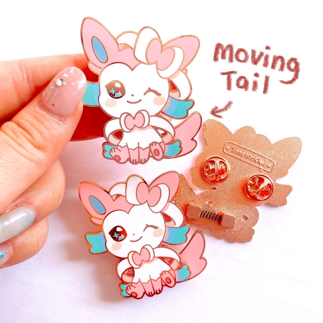Moving Fidget Toy Sylveon Pin 2" (wagging Tail) POKEMON - Etsy
