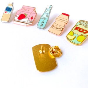 Japanese Drinks Enamel Pins 1" - Etsy
