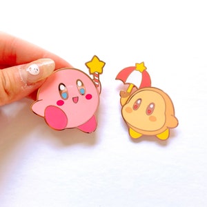 Movable Fidget Toy Kirby Pin 2" (waving Arm) - Etsy