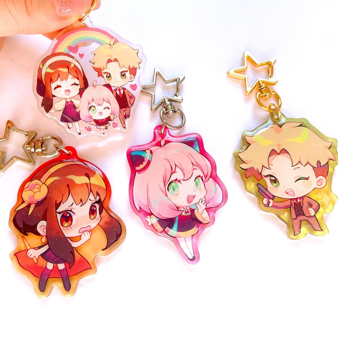 Family Charms (2 Inch Clear Acrylic) - Etsy