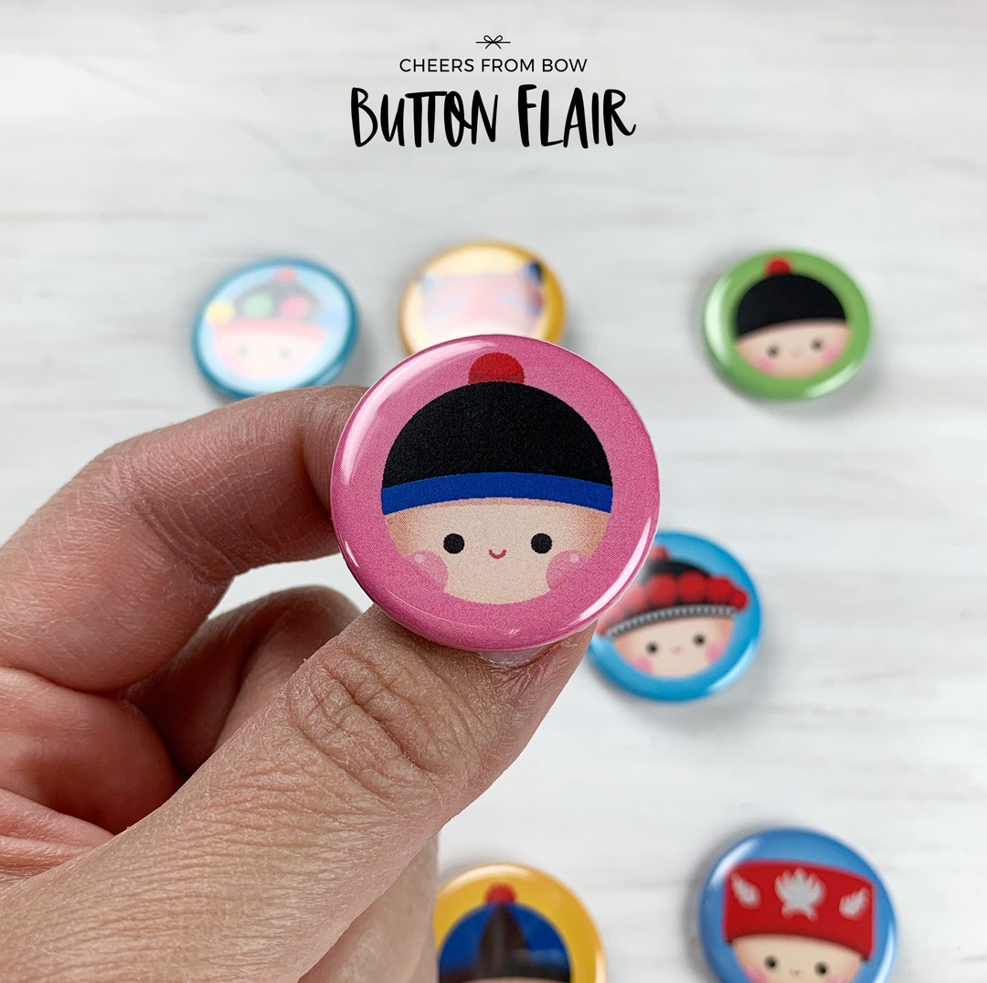 1.25" Button Pin, Magnet - Classic Boy Biue (hmong) - Etsy