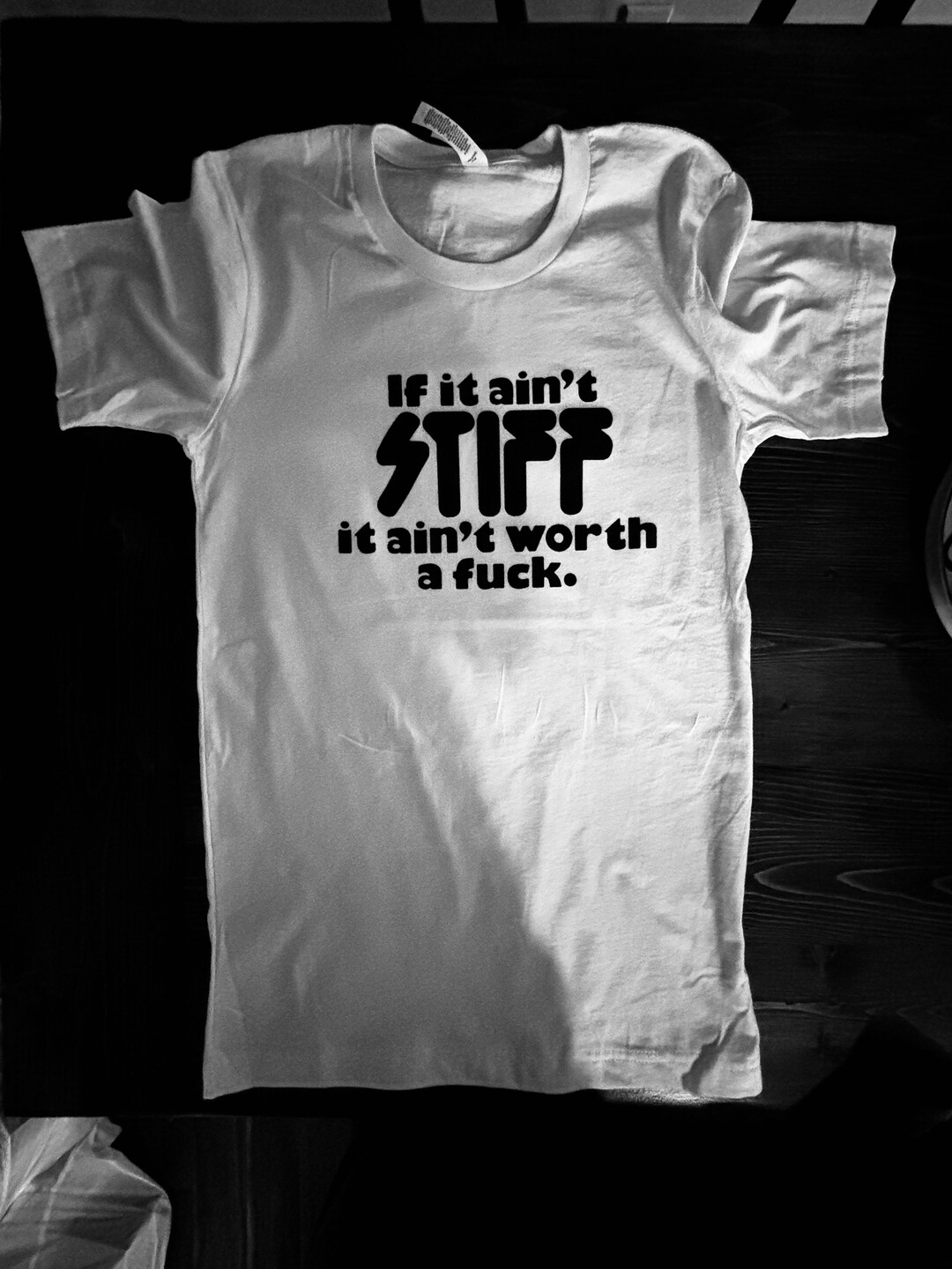 Stiff Records Punk Slogan White T Shirt - Etsy