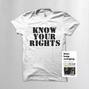 The Clash "know Your Rights" Punk T Shirt - Etsy