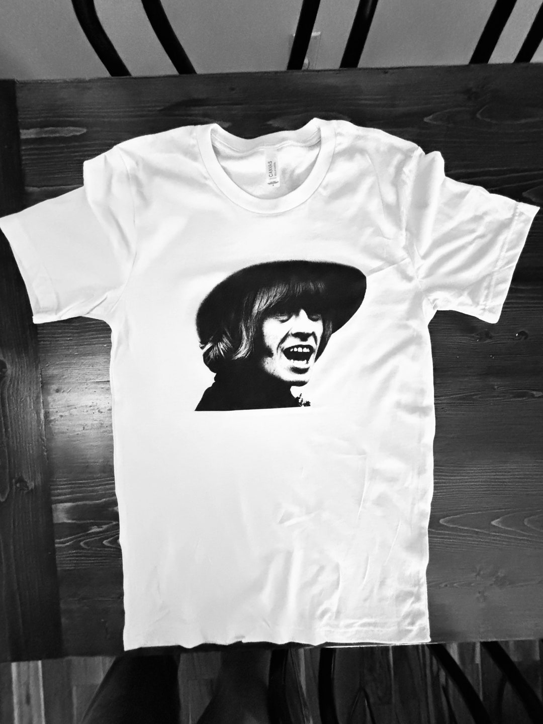Brian Jones T Shirt as Worn by David Bowie - Etsy UK