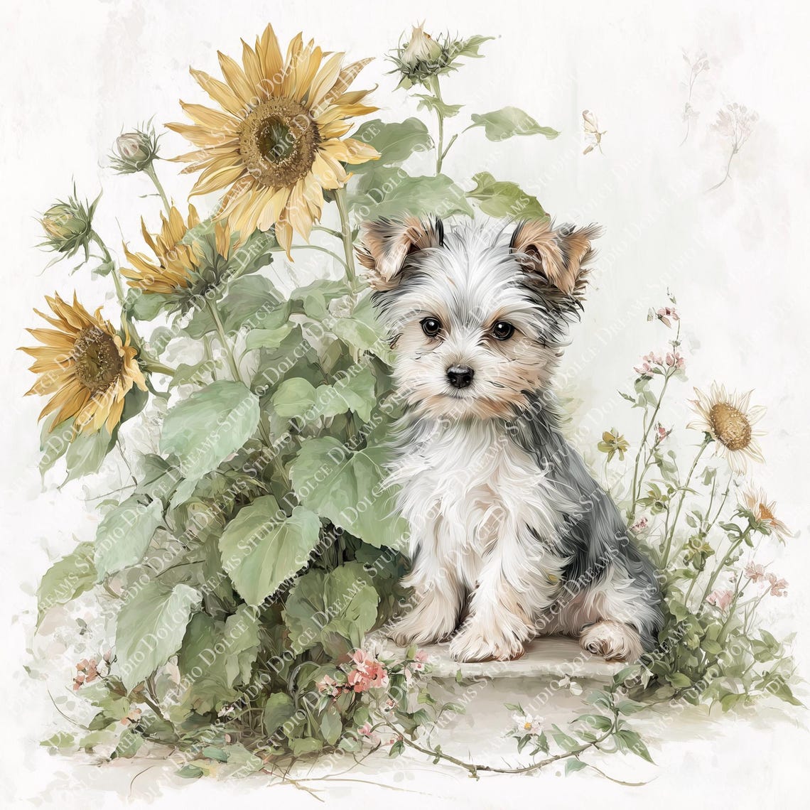 12 Spring Animals Watercolor Clipart, Baby Farm & Woodland Animals ...