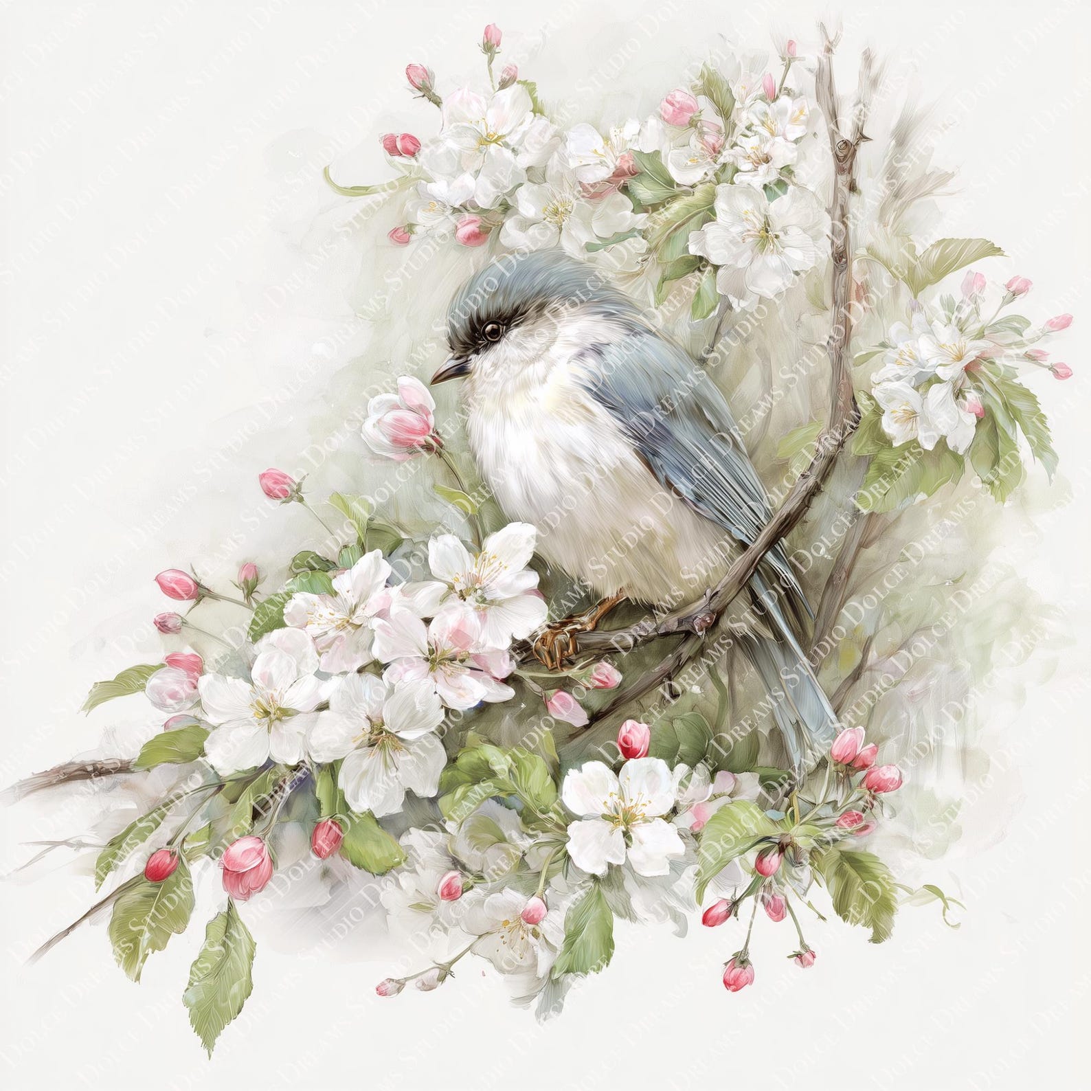 12 Spring Animals Watercolor Clipart, Baby Farm & Woodland Animals ...