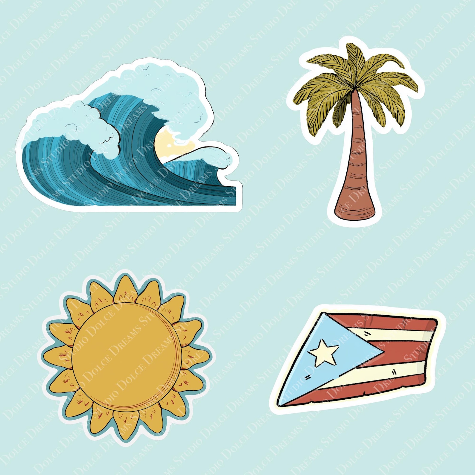 30 Puerto Rico Frog Clipart Bundle, Sapo Concho Sticker Style, Boricua ...