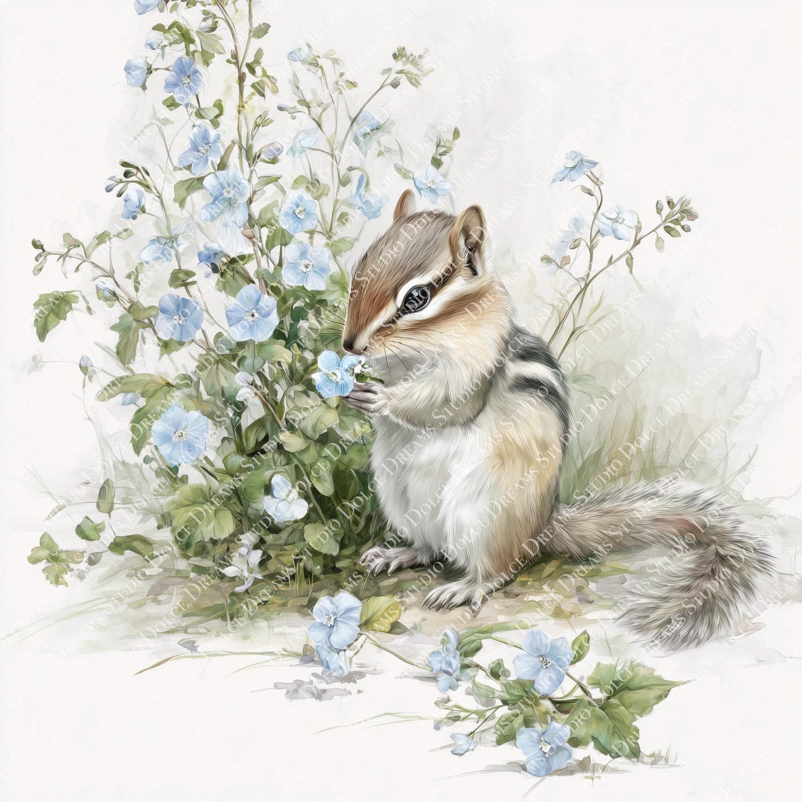 12 Spring Animals Watercolor Clipart, Baby Farm & Woodland Animals ...