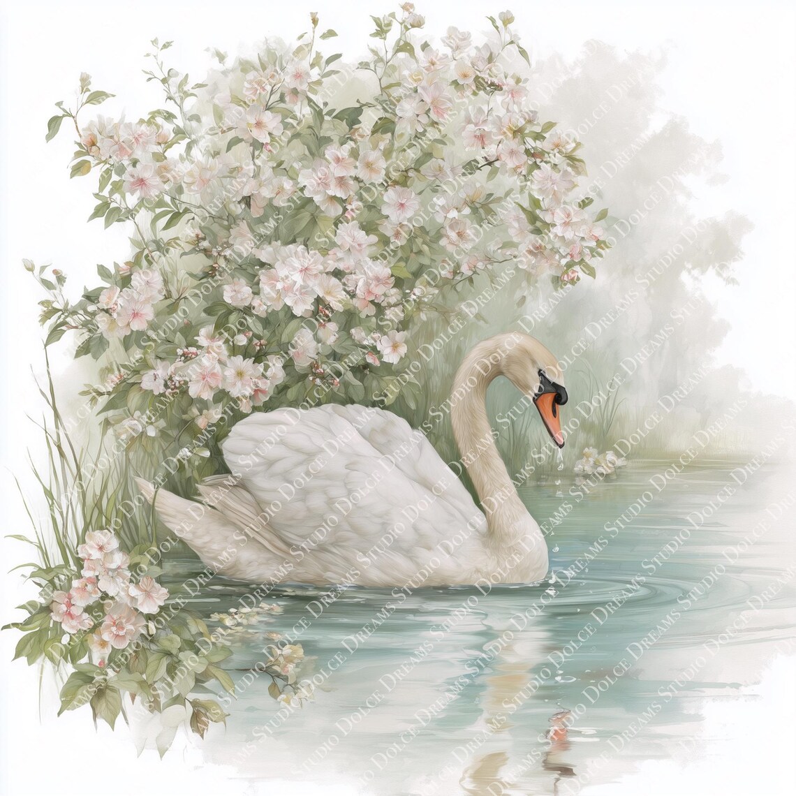 12 Spring Animals Watercolor Clipart, Baby Farm & Woodland Animals ...