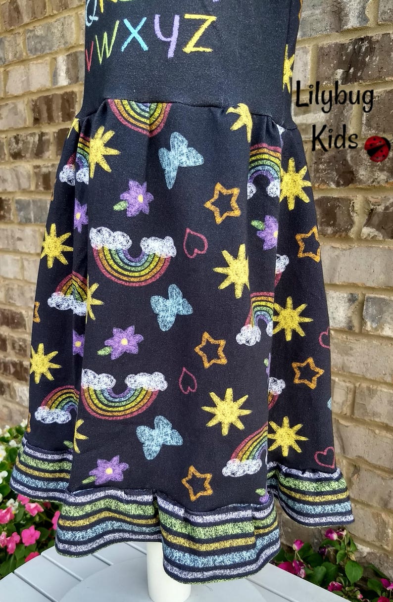 Back to School Alphabet Dress, Size 5 - Etsy