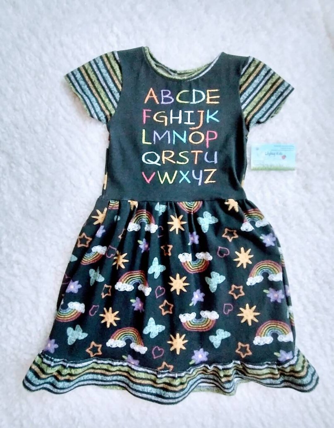 Back to School Alphabet Dress, Size 5 - Etsy