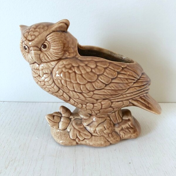 Owl Flower Pot - Etsy
