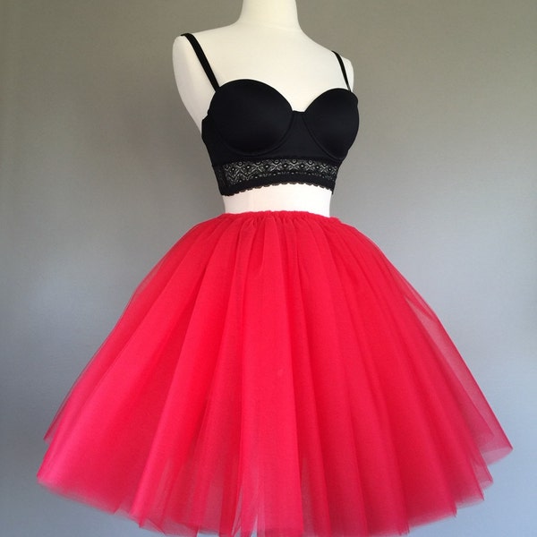 Red Tutu Skirt - Etsy